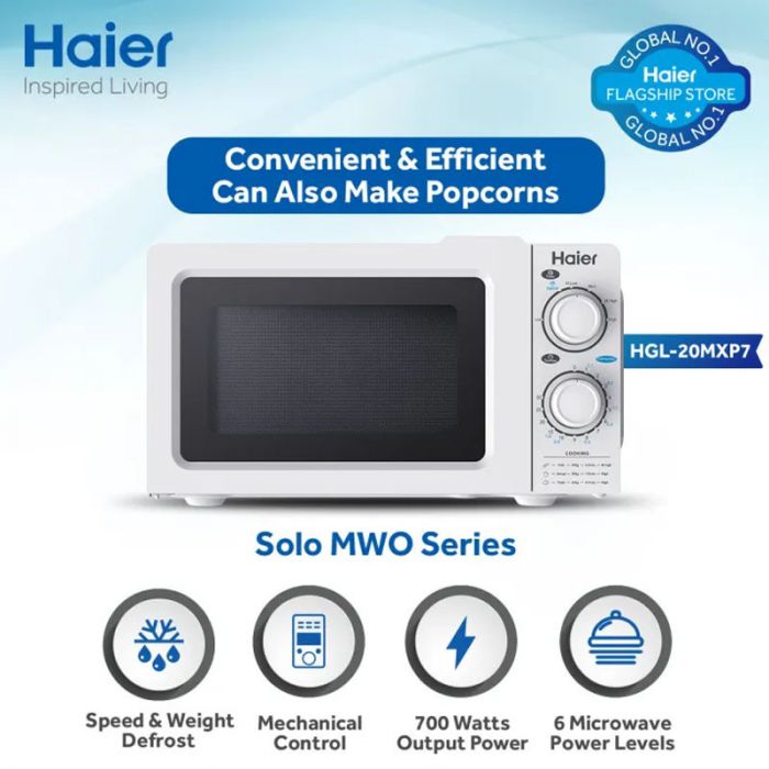 Haier Microwave Oven HGL-20MXP (20 Ltr) Black & White Price In Pakistan ...