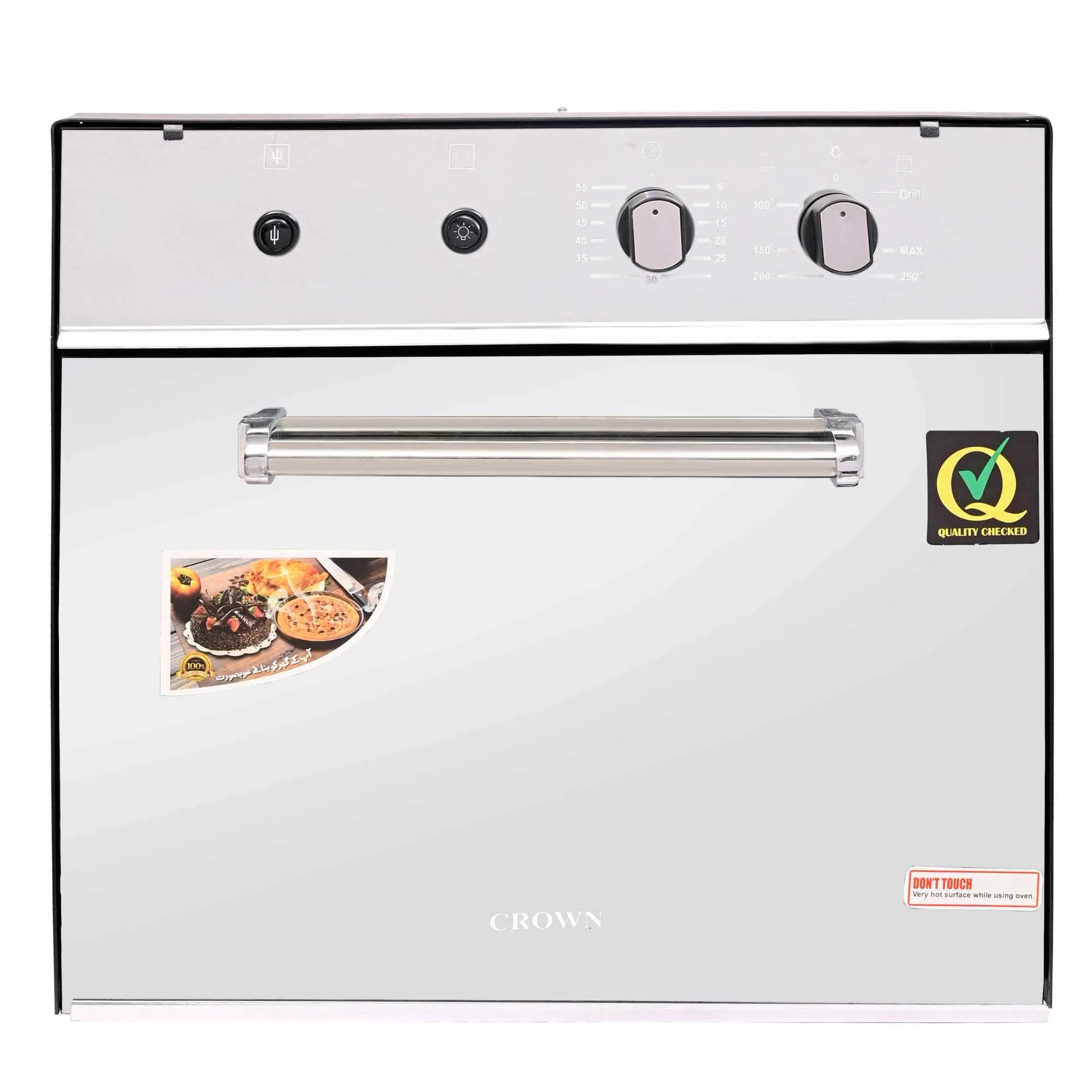 Crown Built In Oven (45 Ltr) Gas Oven NG & LPG - Silver Price In ...
