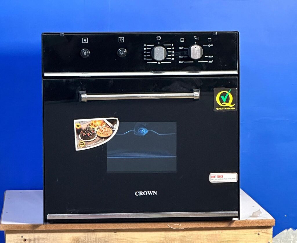 Crown Built In Oven (45 Ltr) Gas Oven NG & LPG - Black Price In ...