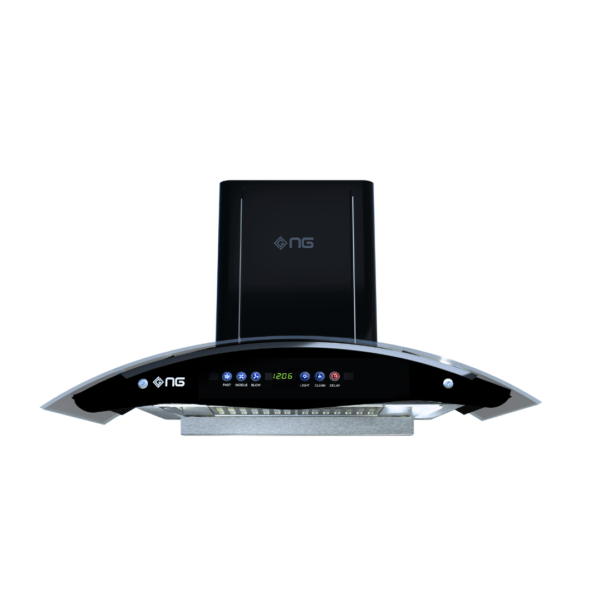 Nasgas Kitchen Hood KHD-300 Digital Touch & Hand Sensor + Auto Clean ...