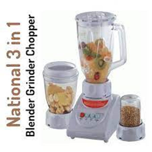 National (3 In 1) Blender, Grinder, Mincer - 450W (1 Year Warranty ...