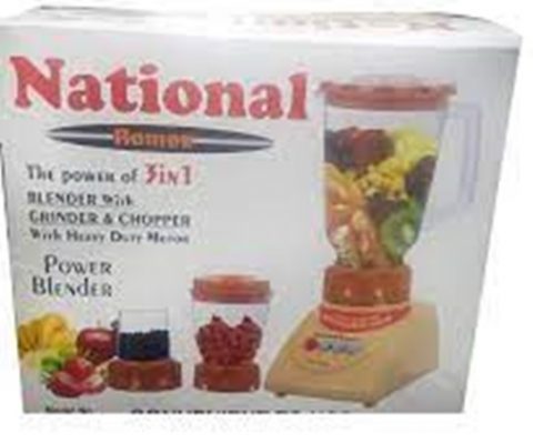 National (3 In 1) Blender, Grinder, Mincer - 450W (1 Year Warranty ...