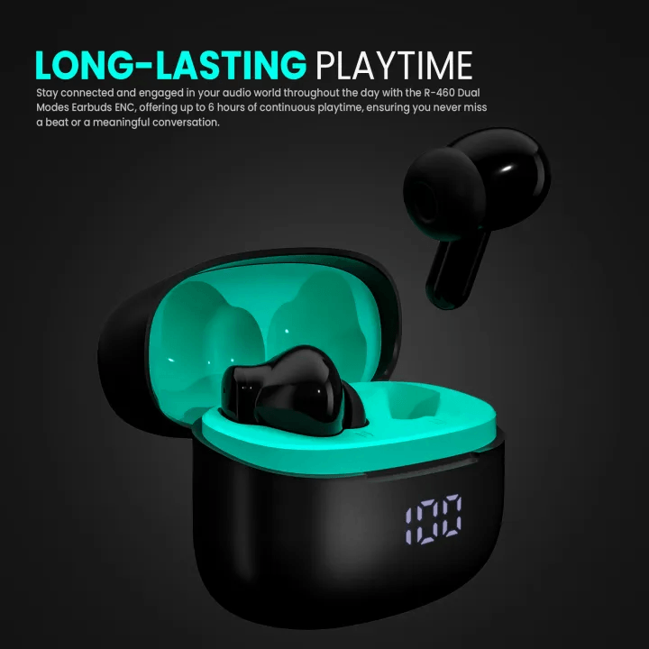 Ronin Earbuds R-460 Dual Modes Earbuds ENC – Best Quality – Goshop ...