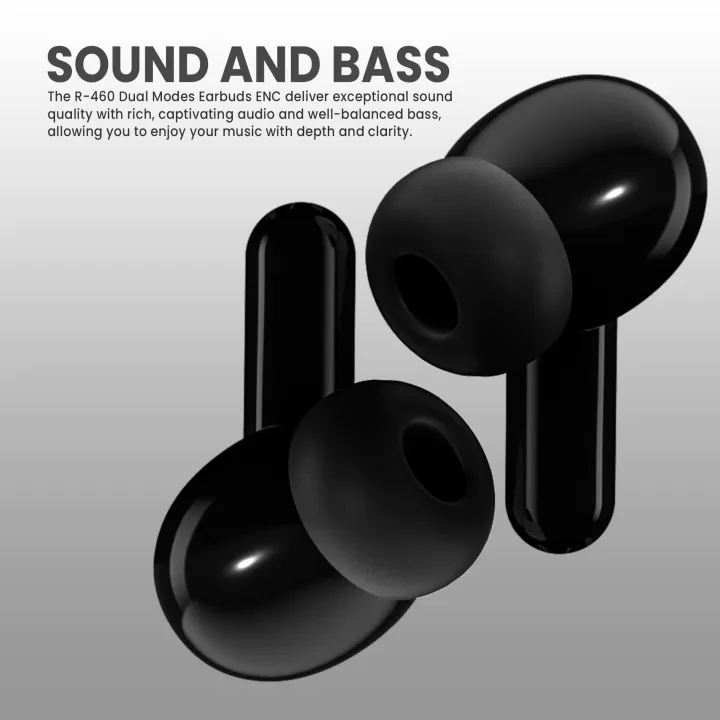 Ronin Earbuds R-460 Dual Modes Earbuds ENC - Best Quality Price In ...