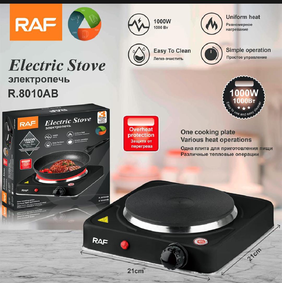 RAF R-8010AB Electric Stove, Ceramic Cooker, HotPlate, Electric Chula ...