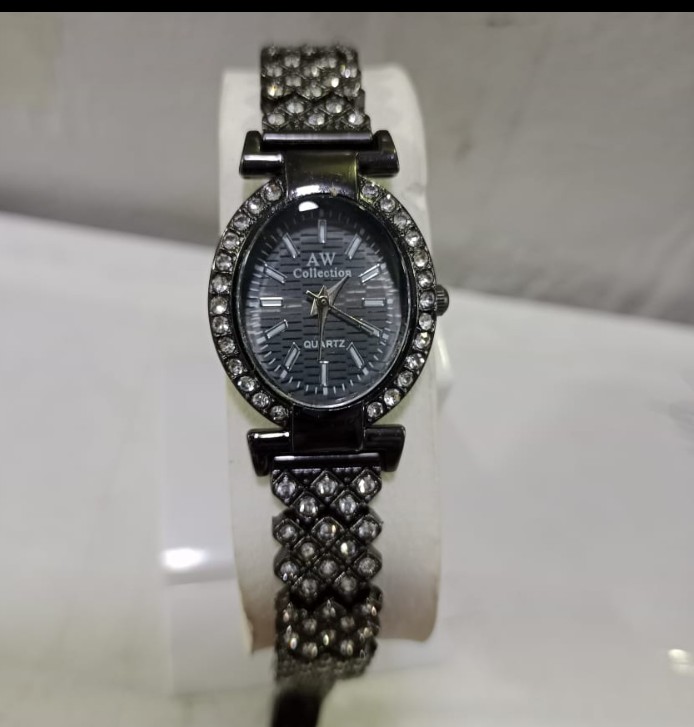 Aw Collection Women's Quartz Watch Black Metal Band Offering Stylish ...